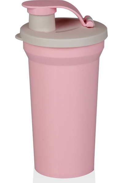 Tuffex Pembe Pembe Kapaklı Bardak 400 ml