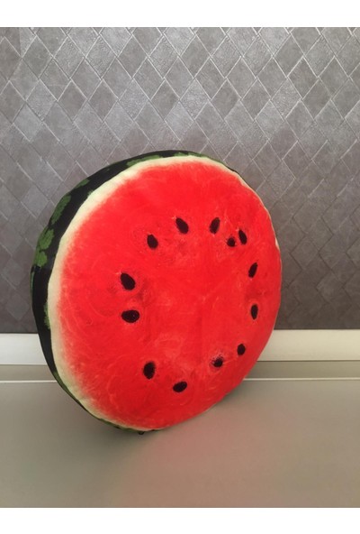 Karpuz Desenli Pofuduk Minder Kırlent Karpuz Desenli Pofuduk Minder Kırlent