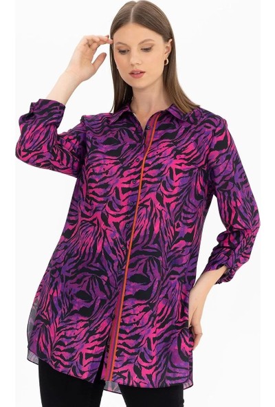 Gala-Xi Günlük Gömlek 1008 - Mor