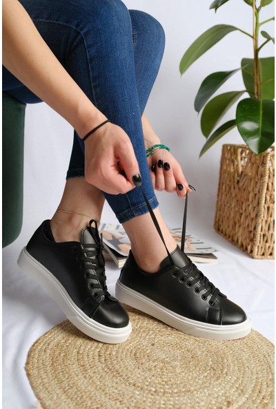 Oksit Erda Basic Bağcıklı Kadın Sneaker