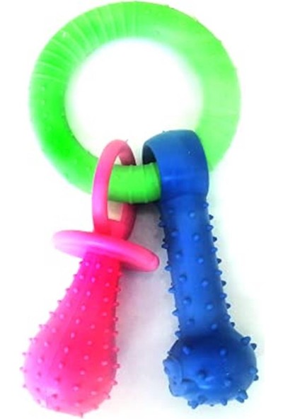 Dede Oyuncak Dental Köpek Plastik Oyuncak 3 Lü Set 22 cm