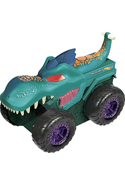Hot Wheels Monster Trucks Araba Yiyen Mega Wrex, 3 Yaş ve Üzeri Çocuklar Için GYL13 Hot Wheels Monster Trucks Araba Yiyen Mega Wrex, 3 Yaş ve Üzeri Çocuklar Için GYL13