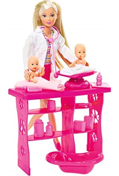 Simba 105732608 Sl Baby Doctor Oyuncak Bebek Set