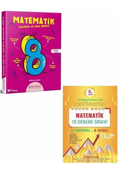 Kişisel Yayınlar 2023 8. Sınıf Matematik Soru Bankası Alıştırma ve 18 Deneme Seti Omega Yayınlar Kişisel Yayınlar 2023 8. Sınıf Matematik Soru Bankası Alıştırma ve 18 Deneme Seti Omega Yayınlar