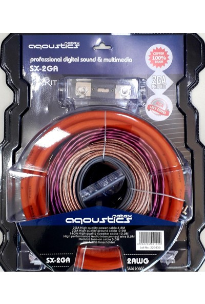 Aqoustics Netex Aqoustıcs Sx 2ga Kablo Set Aqoustics Netex Aqoustıcs Sx 2ga Kablo Set