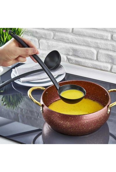 Plastlife Lotta KP-135 Teflon Kepçe Siyah Plastlife Lotta KP-135 Teflon Kepçe Siyah