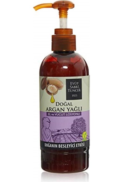 Eyüp Sabri Tuncer Doğal Argan Yağli El ve Vücut Losyonu 250 ml Pet Şişe 1 Paket (1 x 250 Ml) Eyüp Sabri Tuncer Doğal Argan Yağli El ve Vücut Losyonu 250 ml Pet Şişe 1 Paket (1 x 250 Ml)