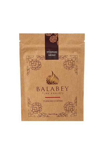 Balabey Koyu Kavrulmuş Türk Kahvesi Kraft Paket 125 gr Balabey Koyu Kavrulmuş Türk Kahvesi Kraft Paket 125 gr