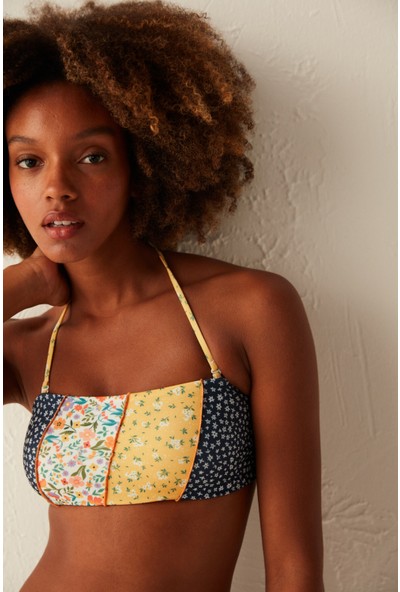 Penti Çok Renkli Bonita Strapless Bikini Üstü Penti Çok Renkli Bonita Strapless Bikini Üstü