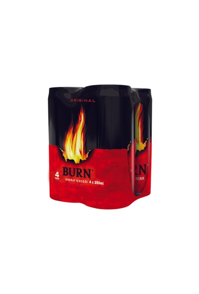 Burn Enerji İçeceği Kutu 4X250 ML Burn Enerji İçeceği Kutu 4X250 ML