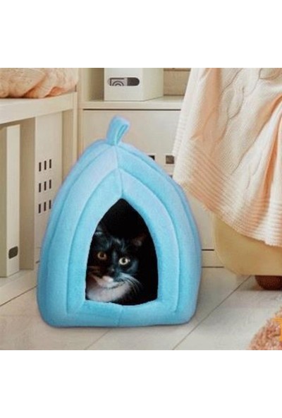 Nova Buffer® Pet Hut Polar Kedi Ve Köpek Yatağı - Mavi Nova Buffer® Pet Hut Polar Kedi Ve Köpek Yatağı - Mavi