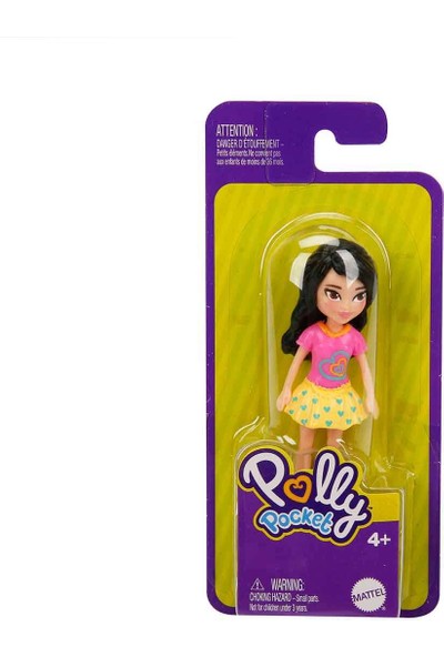 Polly Pocket ve Arkadaşları Figür - Siyah Saçlı Kalpli ETEK-FWY19 Polly Pocket ve Arkadaşları Figür - Siyah Saçlı Kalpli ETEK-FWY19