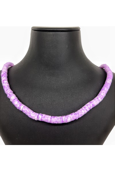 Pars Creative Lila Renk Fimo Kolye Pars Creative Lila Renk Fimo Kolye