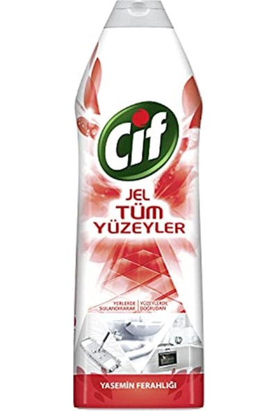 Cif Jel Yüzey Temizleyici Tüm Yüzeyler Yasemin Ferahlığı 750 ml 1 Adet Cif Jel Yüzey Temizleyici Tüm Yüzeyler Yasemin Ferahlığı 750 ml 1 Adet