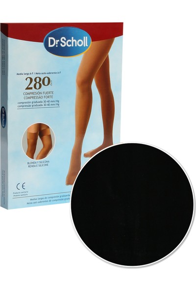 KFDS 9019 Scholl 280 Den. Kasığa Kadar Sil. Çorabı 30-40 Mm/hg KFDS 9019 Scholl 280 Den. Kasığa Kadar Sil. Çorabı 30-40 Mm/hg