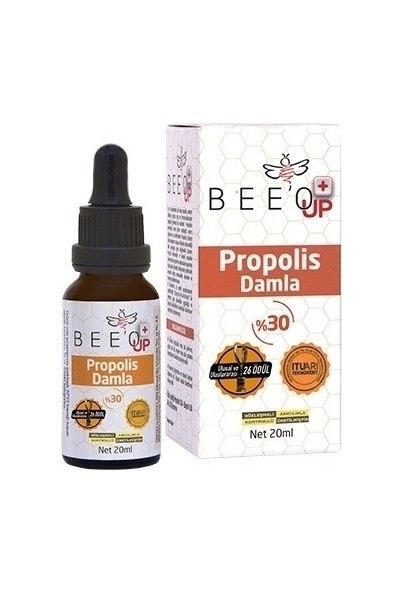 Beeo Up %30 Propolis Damla 20 ml Beeo Up %30 Propolis Damla 20 ml