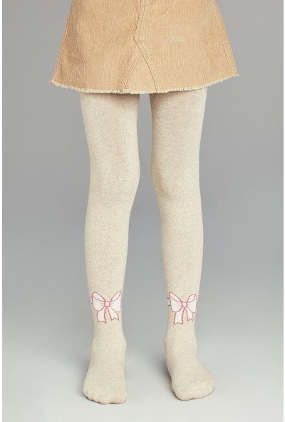 Penti Latte Pretty Big Bow Külotlu Çorap Penti Latte Pretty Big Bow Külotlu Çorap