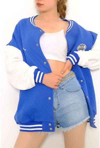 Vicuna Kolej Ceket Saks Vicuna Kolej Ceket Saks