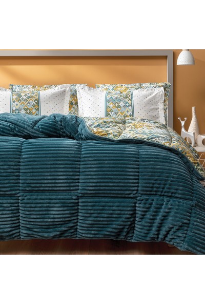 Yataş Bedding Diamond Çift Kişilik Triola Set - Yeşil Yataş Bedding Diamond Çift Kişilik Triola Set - Yeşil
