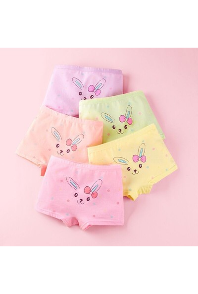 3 Adet Renkli Desenli Kız Çocuk Boxer 3 Adet Renkli Desenli Kız Çocuk Boxer