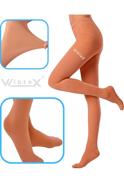 Wibtex Külotlu Varisçorabı Burnu Kapalı (Ten Rengi) Orta Basınç Ccl2(Çift Bacak) Wibtex Külotlu Varisçorabı Burnu Kapalı (Ten Rengi) Orta Basınç Ccl2(Çift Bacak)