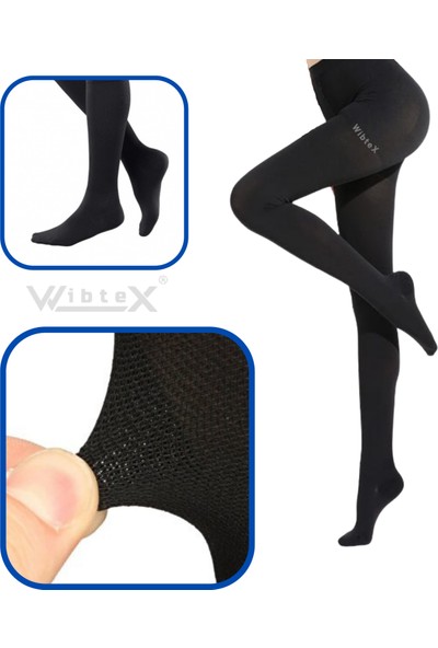 Wibtex Külotlu Varisçorabı Burnu Kapalı (Siyah Rengi) Orta Basınç Ccl2(Çift Bacak) Wibtex Külotlu Varisçorabı Burnu Kapalı (Siyah Rengi) Orta Basınç Ccl2(Çift Bacak)