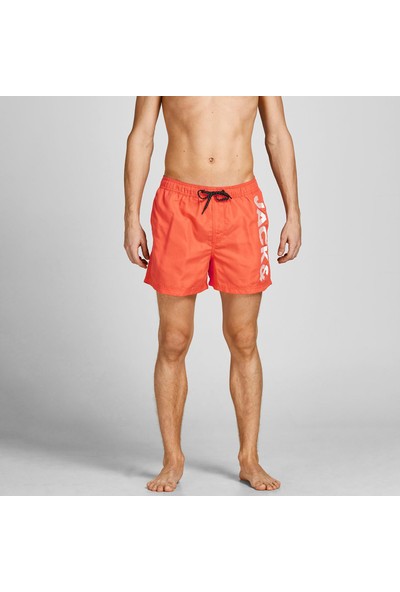 Jack & Jones Crete Erkek Turuncu Şort (12203826-FS)