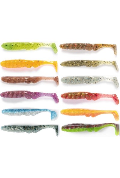 Lucky John Mr. Greedy 3.9'' (9.91 Cm) 5p Silikon Yem T26