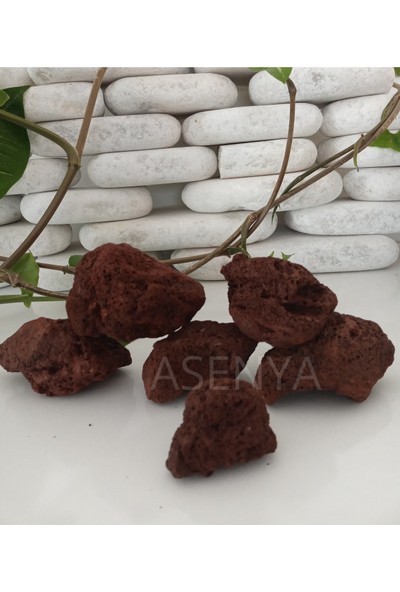 Pomza Taşı 50 kg 5-10 cm Dekoratif Pomza Taşı Kırmızı Pomza Tarım Pomzası Lav Taşı Cüruf Ponza