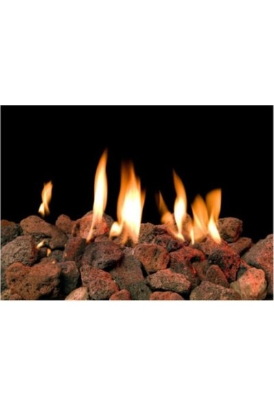 Mangal Taşı 2 kg 5-10 cm Iri Mangal Taşı Mangal Pomzası Iri Kırmızı Pomza Ponza Taşı Lav Taşı