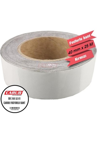 Carub Fosforlu Bant 4CMX25M Beyaz BR2405301 Carub Fosforlu Bant 4CMX25M Beyaz BR2405301