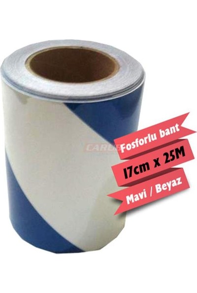 Carub Fosforlu Bant Çapraz 17CMX25M Mavi-Beyaz BR2406402 Carub Fosforlu Bant Çapraz 17CMX25M Mavi-Beyaz BR2406402