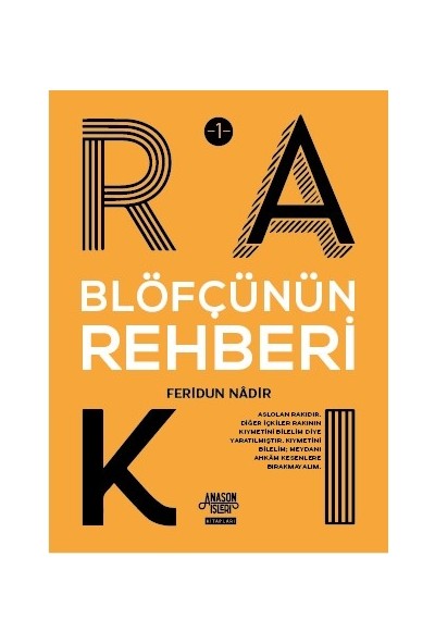 Blöfçünün Rakı Rehberi- Feridun Nadir