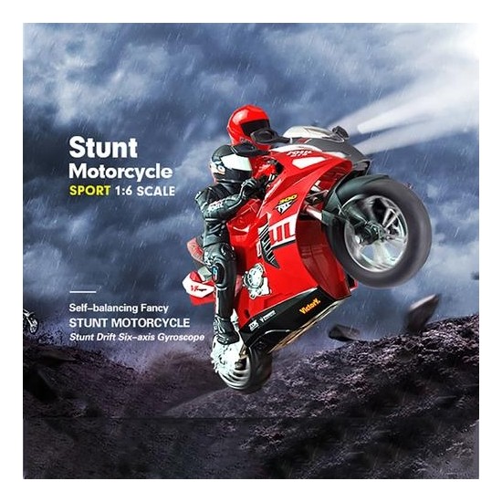 Xinh Rc Motosiklet Hc 802 Kendi Kendini Dengeleme 6 Eksenli Gyroskope Stunt Yarış Motosiklet