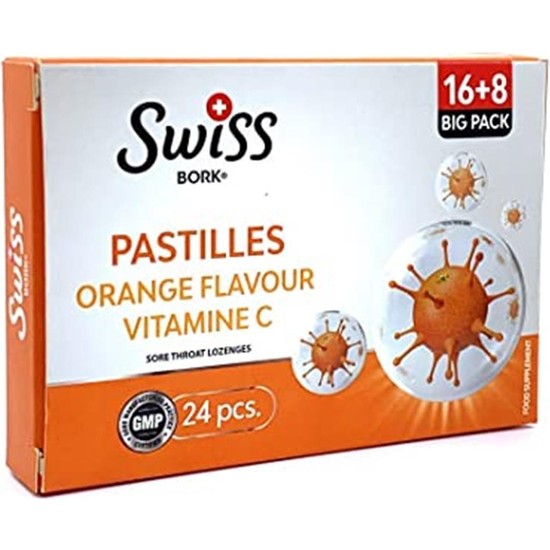 Swiss Bork Portakallı C Vitaminli 24 Adet Pastil Fiyatı