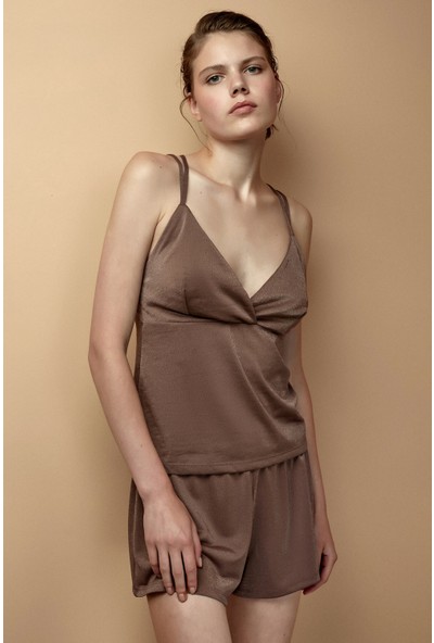 Penti Kahve Dark Nude Detailed Atlet