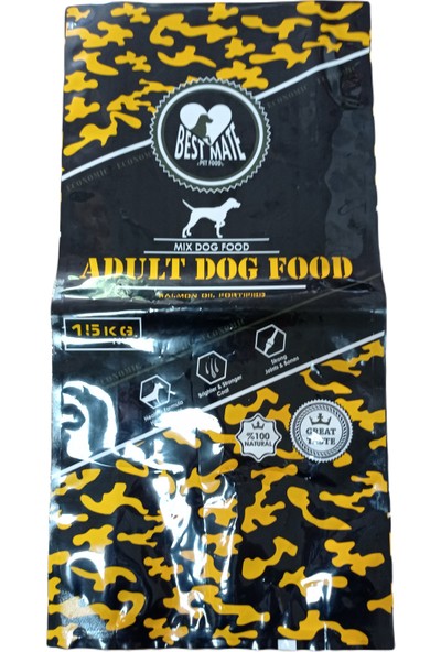 Best Mate Somonlu Yetişkin Kuru Köpek Maması 15 kg Best Mate Somonlu Yetişkin Kuru Köpek Maması 15 kg