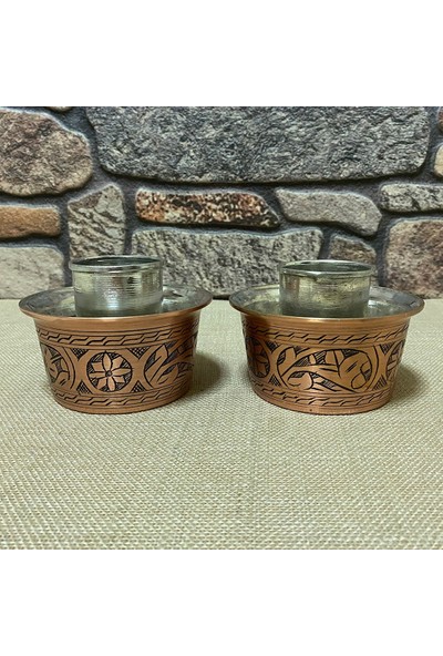 Efemir 2’li Işlemeli Bakır Ehl-I Keyif Efemir 2’li Işlemeli Bakır Ehl-I Keyif