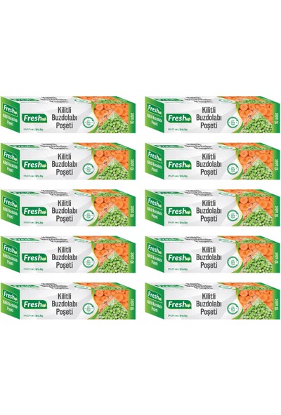 Fresh-Up 19X25CM Ekonomik Kilitli Buzdolabı Poşeti 100 Adet Fresh-Up 19X25CM Ekonomik Kilitli Buzdolabı Poşeti 100 Adet