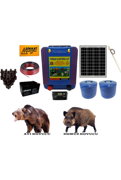 Torsan Yüksek Güç Elektrikli Çit Sistemleri Deko 1000