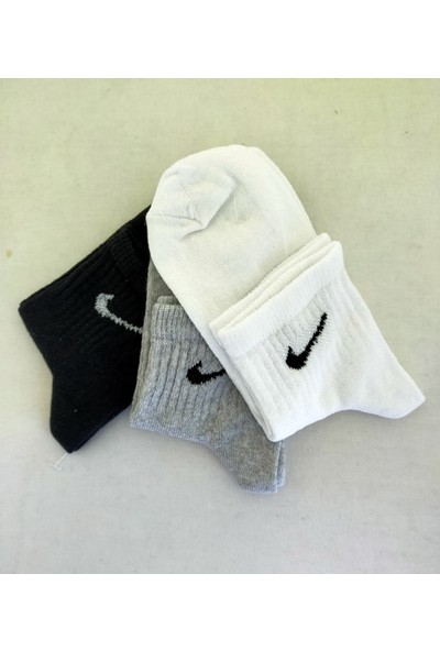 Potin 3 Çift Tikli Yarım Konç Çorap