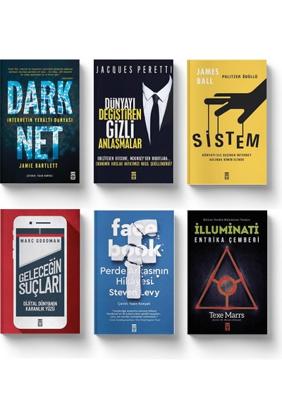 Komplo Teorilerini Değil Gerçekleri Öğrenmek Isteyenlere Seti (6 Kitap) Dark Net - Dünyayı Değiştiren Gizli Anlaşmalar -Sistem Komplo Teorilerini Değil Gerçekleri Öğrenmek Isteyenlere Seti (6 Kitap) Dark Net - Dünyayı Değiştiren Gizli Anlaşmalar -Sistem