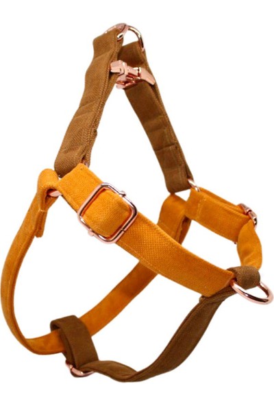 Gopawgo Harlowe Köpek Göğüs Tasması Taba 72-105 cm