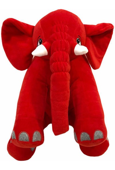 DGS Fil Karakter Figür Peluş Oyuncak Kırmızı 60 cm 1800 gr Oyun ve Uyku Arkadaşı DGS Fil Karakter Figür Peluş Oyuncak Kırmızı 60 cm 1800 gr Oyun ve Uyku Arkadaşı