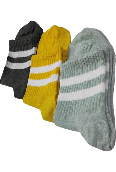 Kapar Yakamoz 3'lü Extra Rahat Unisex Spor Yarım Konç Kolej Çorap Kapar Yakamoz 3'lü Extra Rahat Unisex Spor Yarım Konç Kolej Çorap