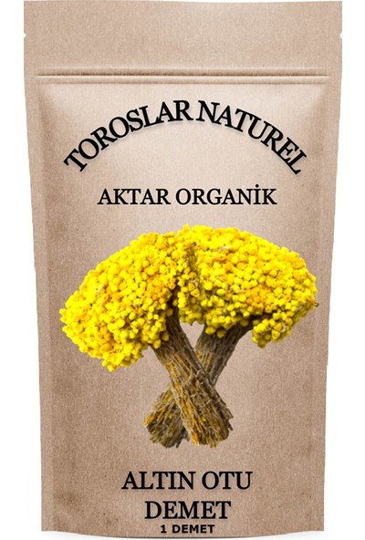 Toroslar Naturel Aktar Organik Altın Otu Large Boy Demet 1 Demet Toroslar Naturel Aktar Organik Altın Otu Large Boy Demet 1 Demet