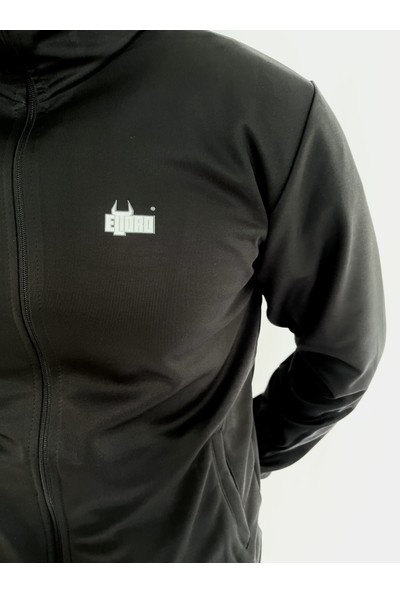 Eltoro Erkek Dik Yaka Fermuarlı Spor Eşofman Üstü Sweat