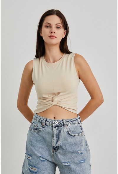 Paulmark Düğümlü Crop