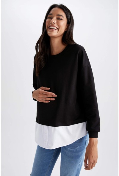 DeFacto Regular Fit Uzun Kollu ÜST V9345AZ22AU