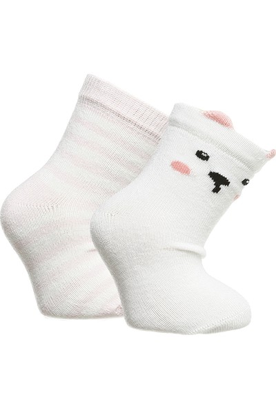 Step 2'li 3D Rabbit Bebek Soket Çorap Step 2'li 3D Rabbit Bebek Soket Çorap